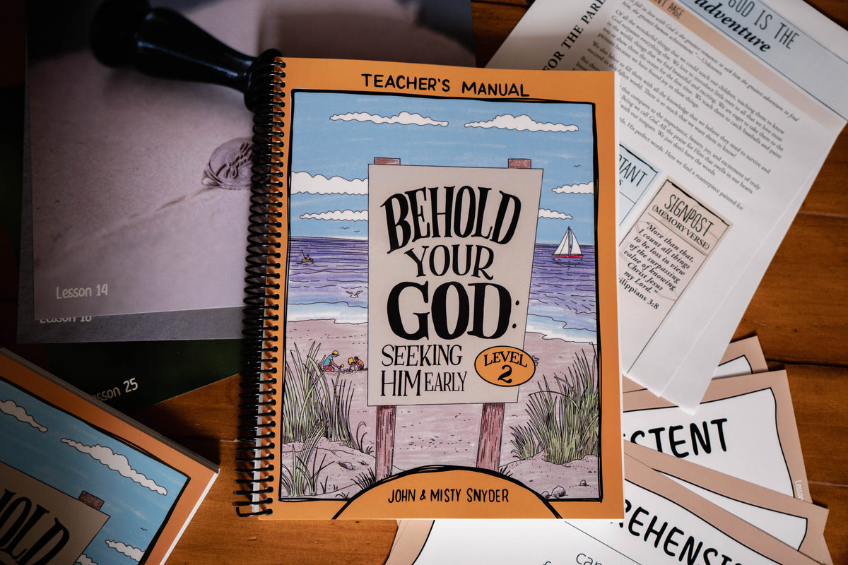 Behold Your God: Seeking Him Early Level 2 Teacher's Kit – Media Gratiae